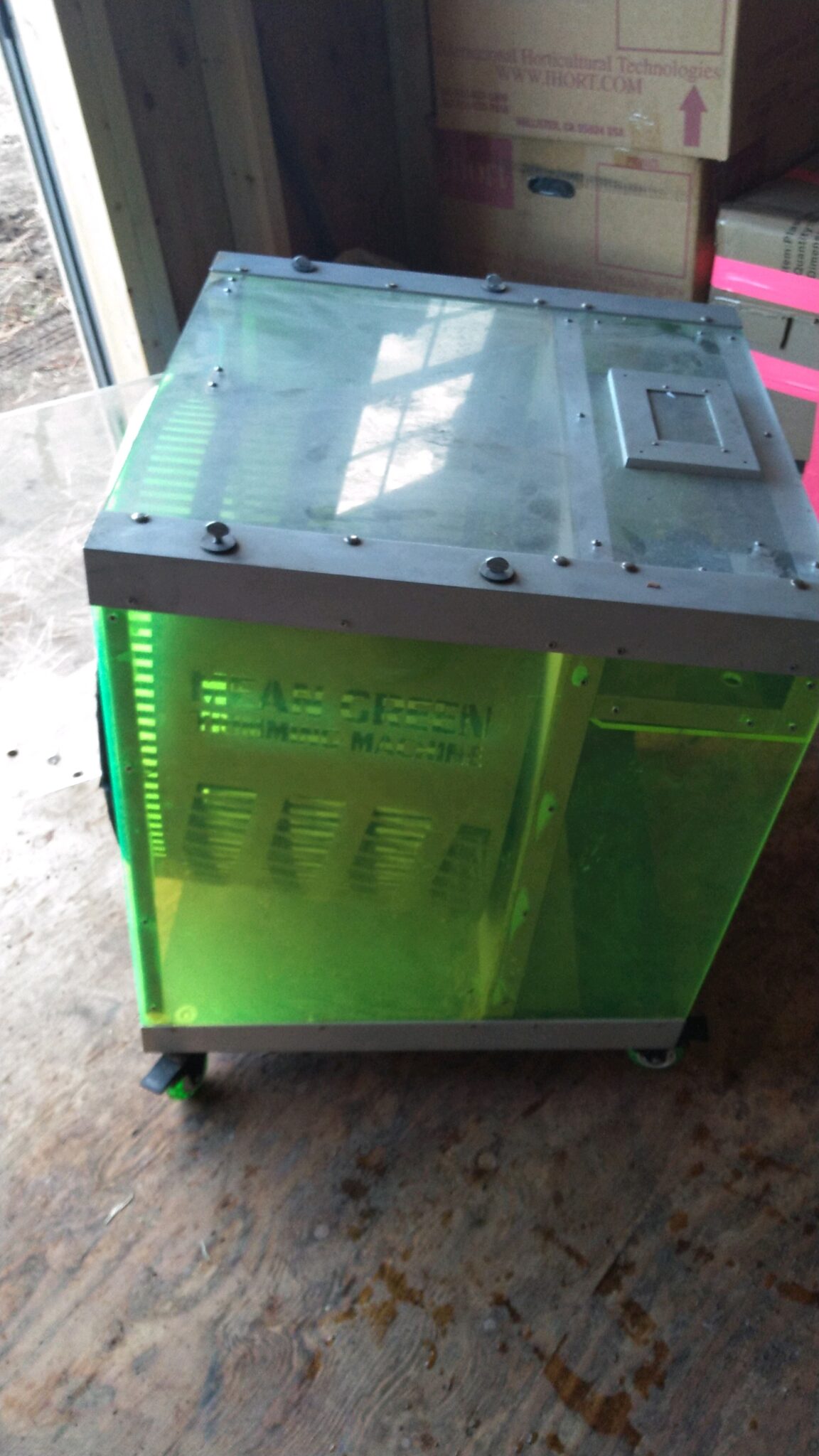 Mean Green Trimming Machine | Buddy Boy Farm